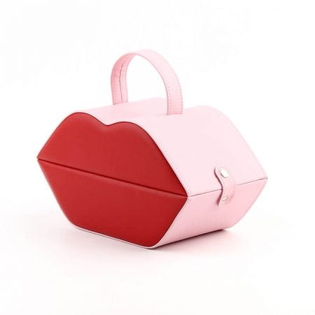 PU Leather Lip Shape Jewelry Organizer Boxes - Custom Packaging | Boxes ...